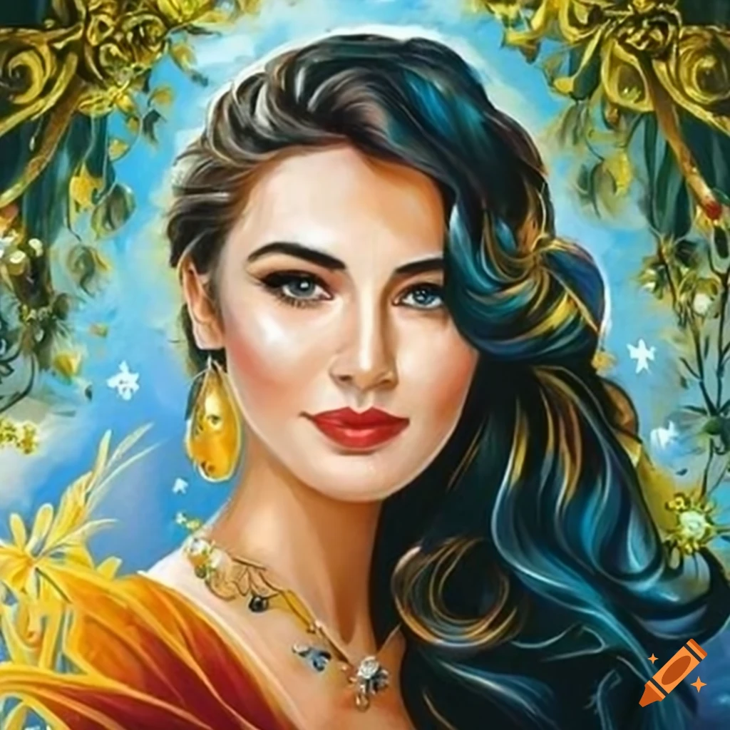 Portrait of a magical fantasy character