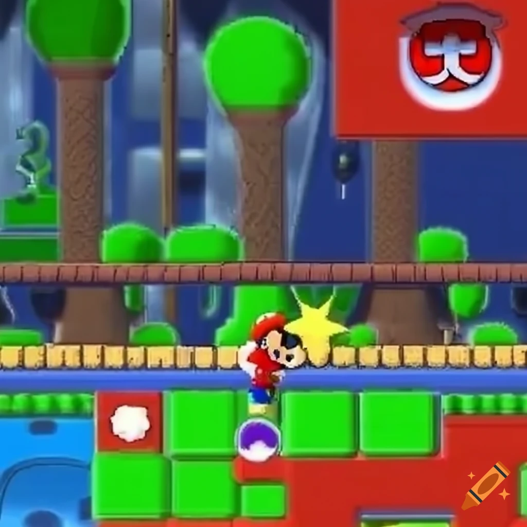 Exploring mario-themed servers on Craiyon