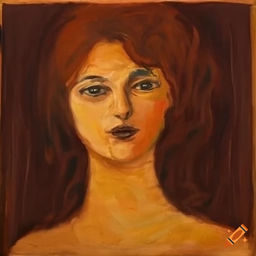 Modern art painting on Craiyon