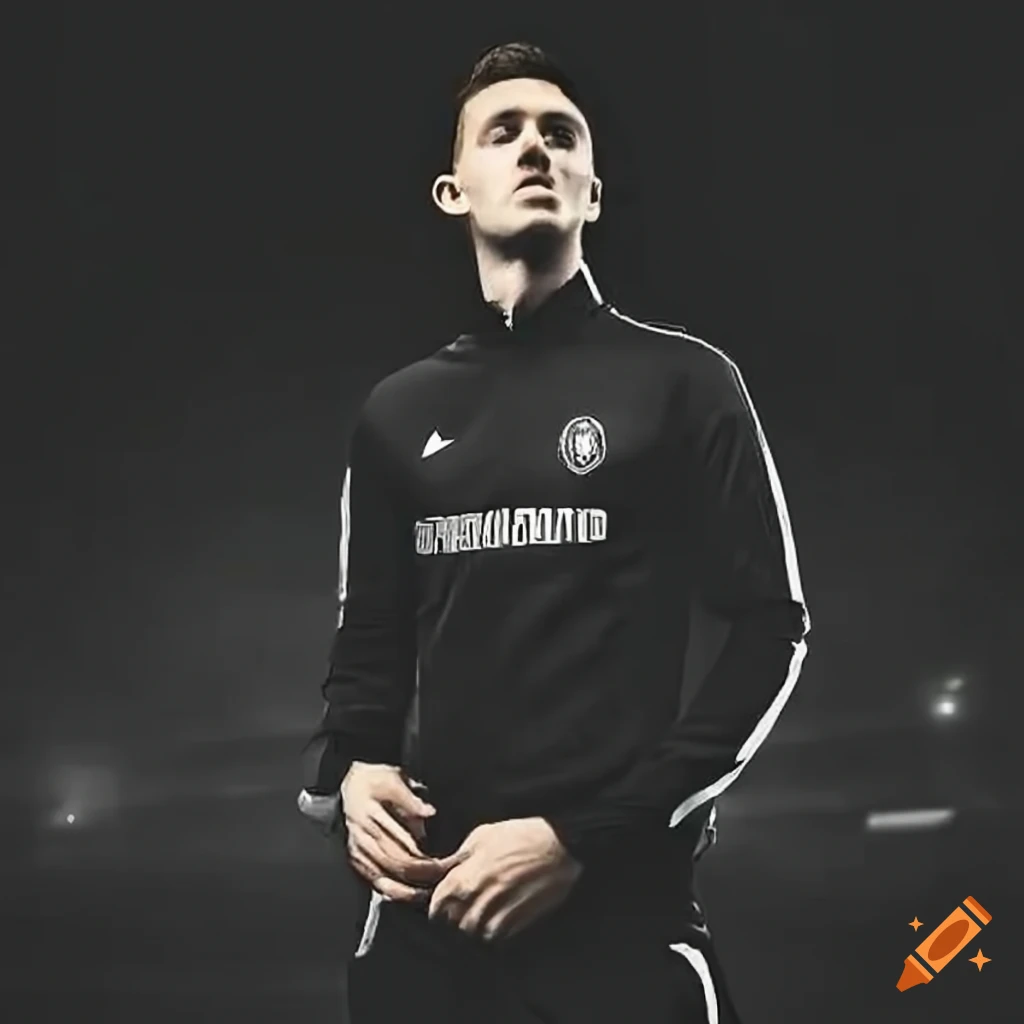 Tracksuit-clad football manager