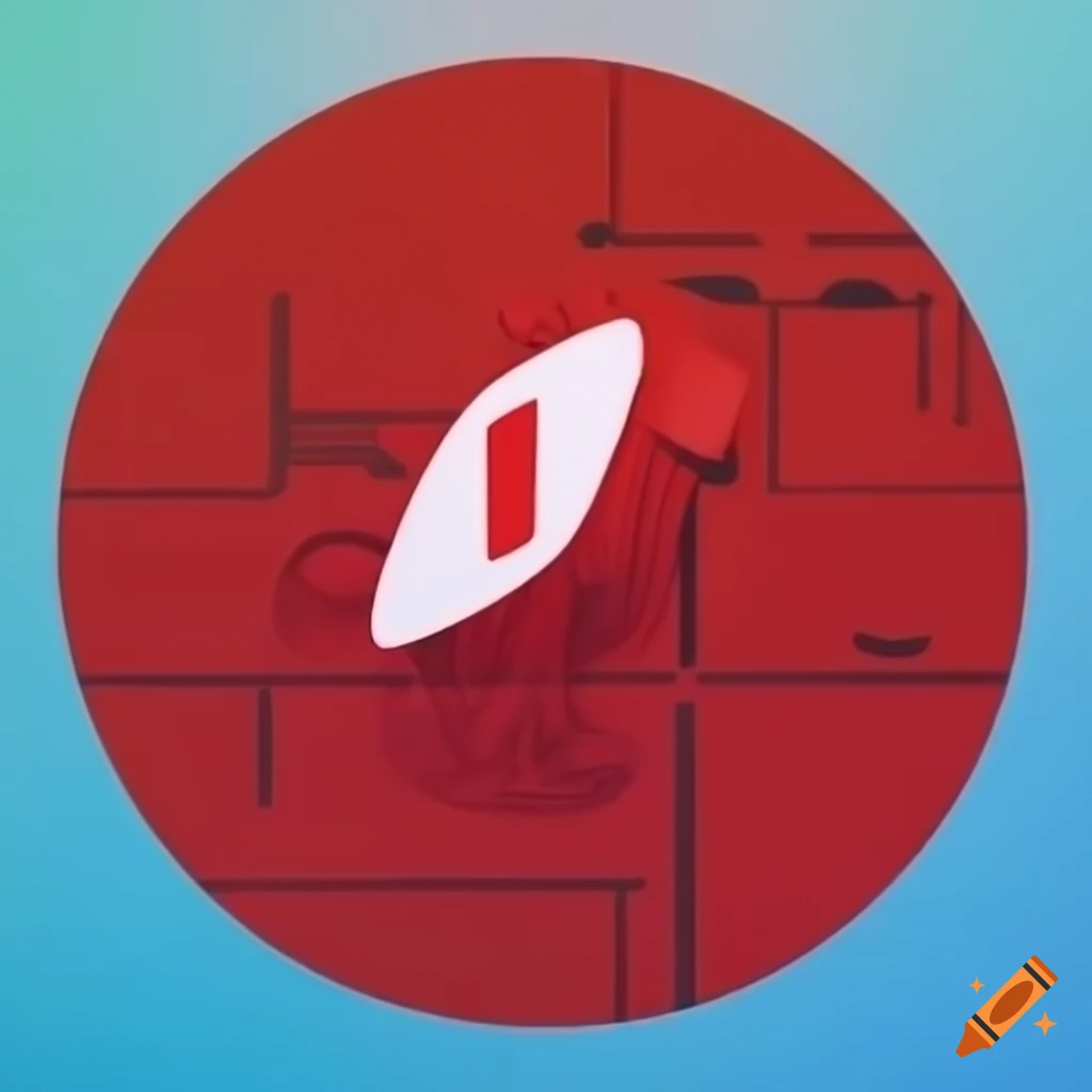 Youtube logo with creators and viewers on Craiyon