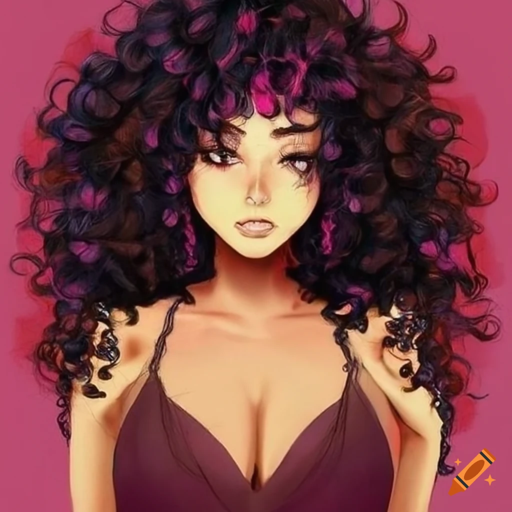 Picture Of Kinky Curly Black Hair On Craiyon