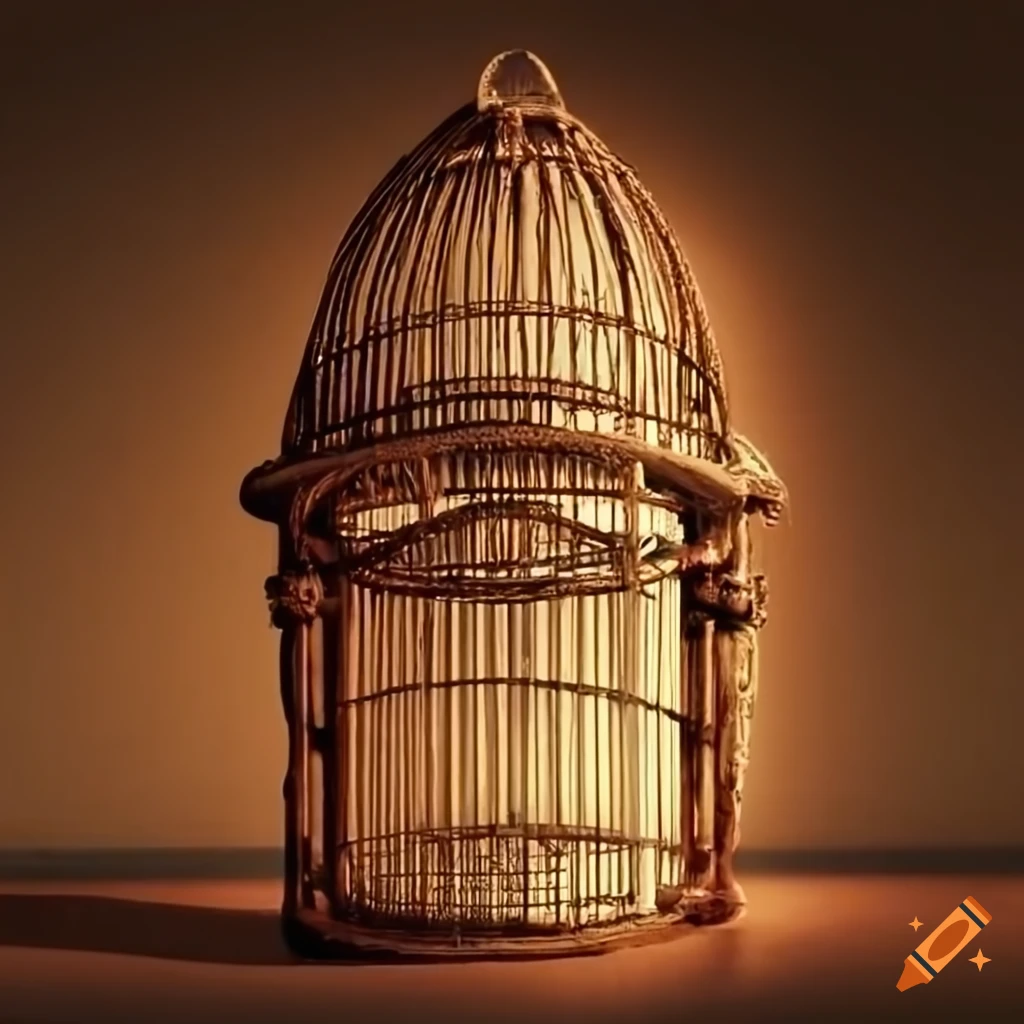 Elaborate cages for interior decoration