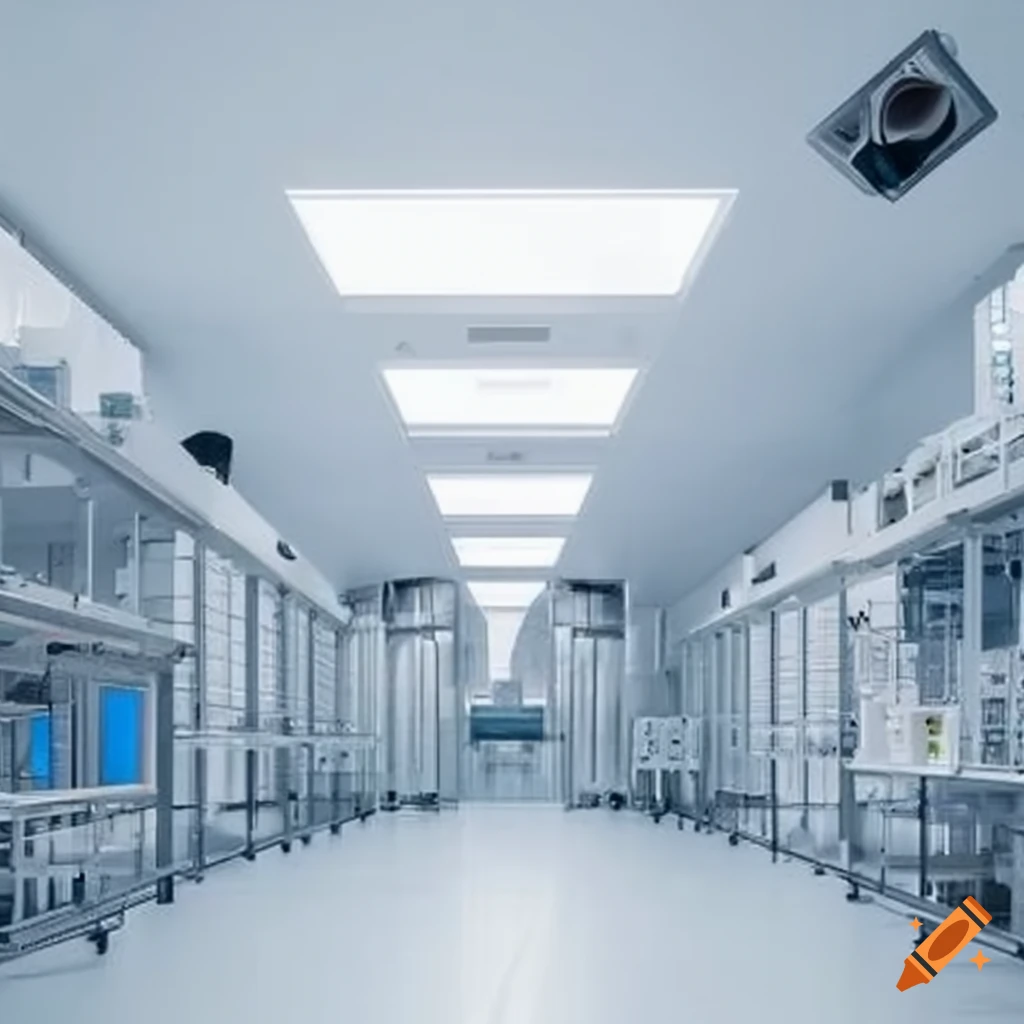 Collaborative cleanroom on Craiyon