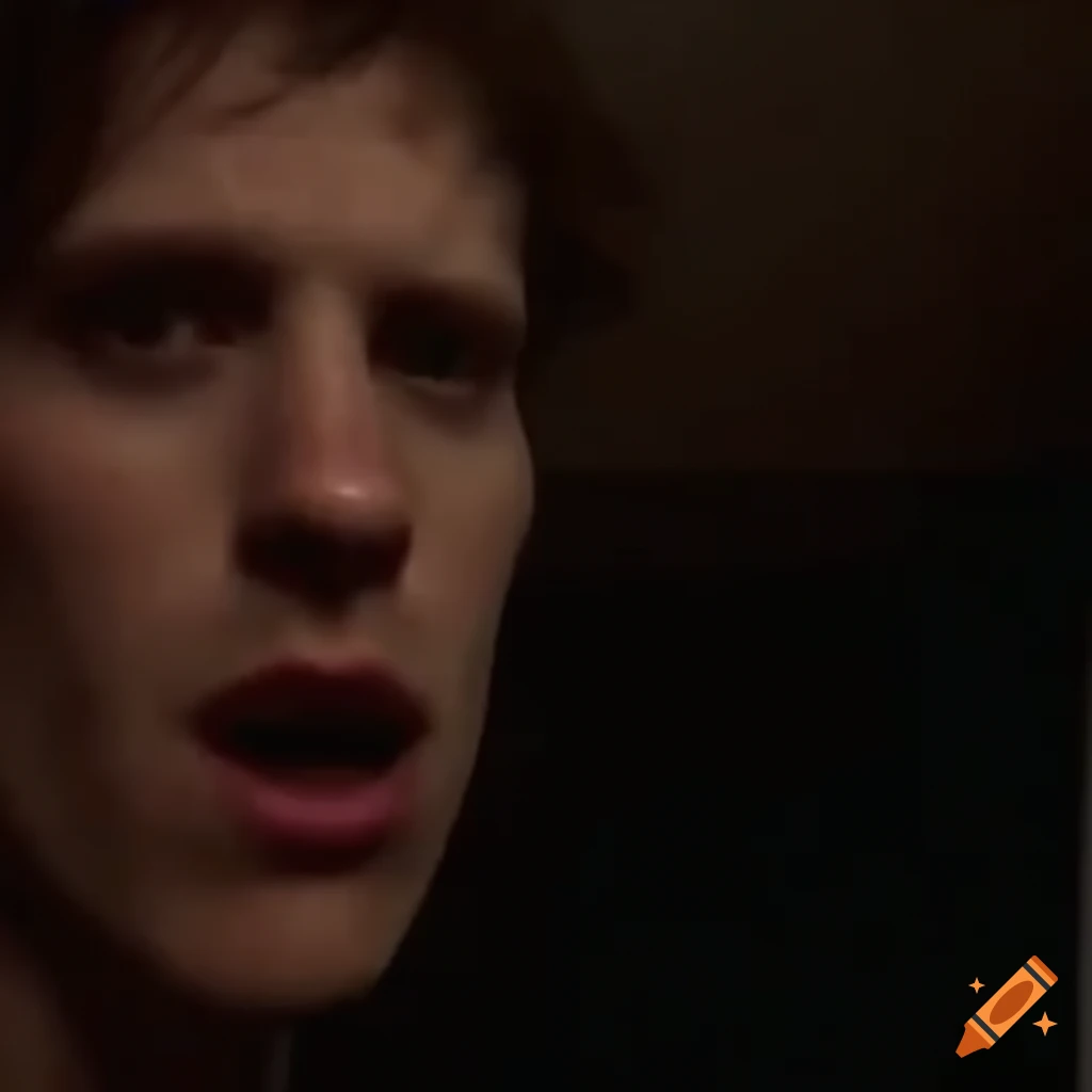 Jerma985 staring at the camera on Craiyon