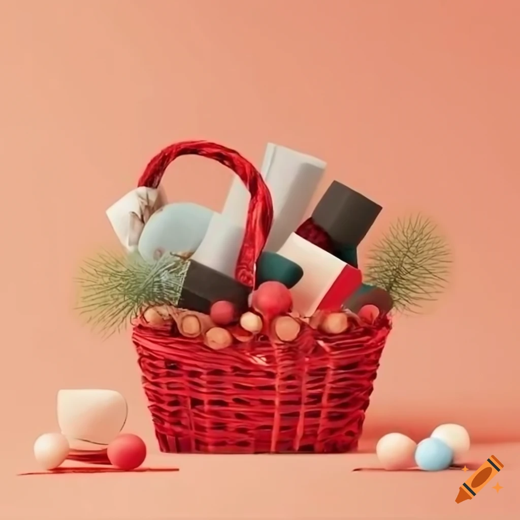 Gift basket store interior on Craiyon