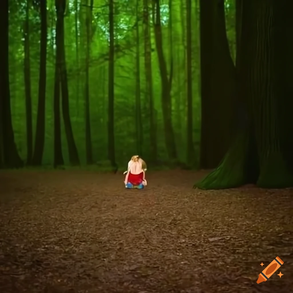 Disappointed peter griffin in the forest on Craiyon
