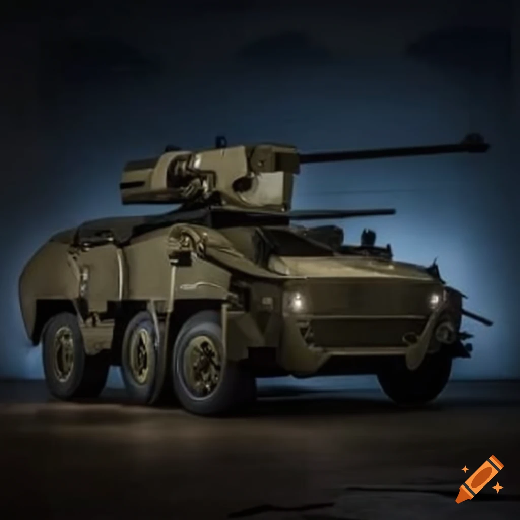 Nepalese tankette from the interwar period on Craiyon
