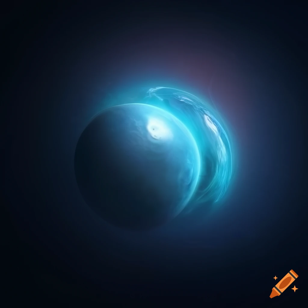 Realistic depiction of a sci-fi ring world on Craiyon