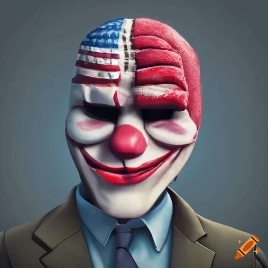 Dallas character from payday 2 video game on Craiyon
