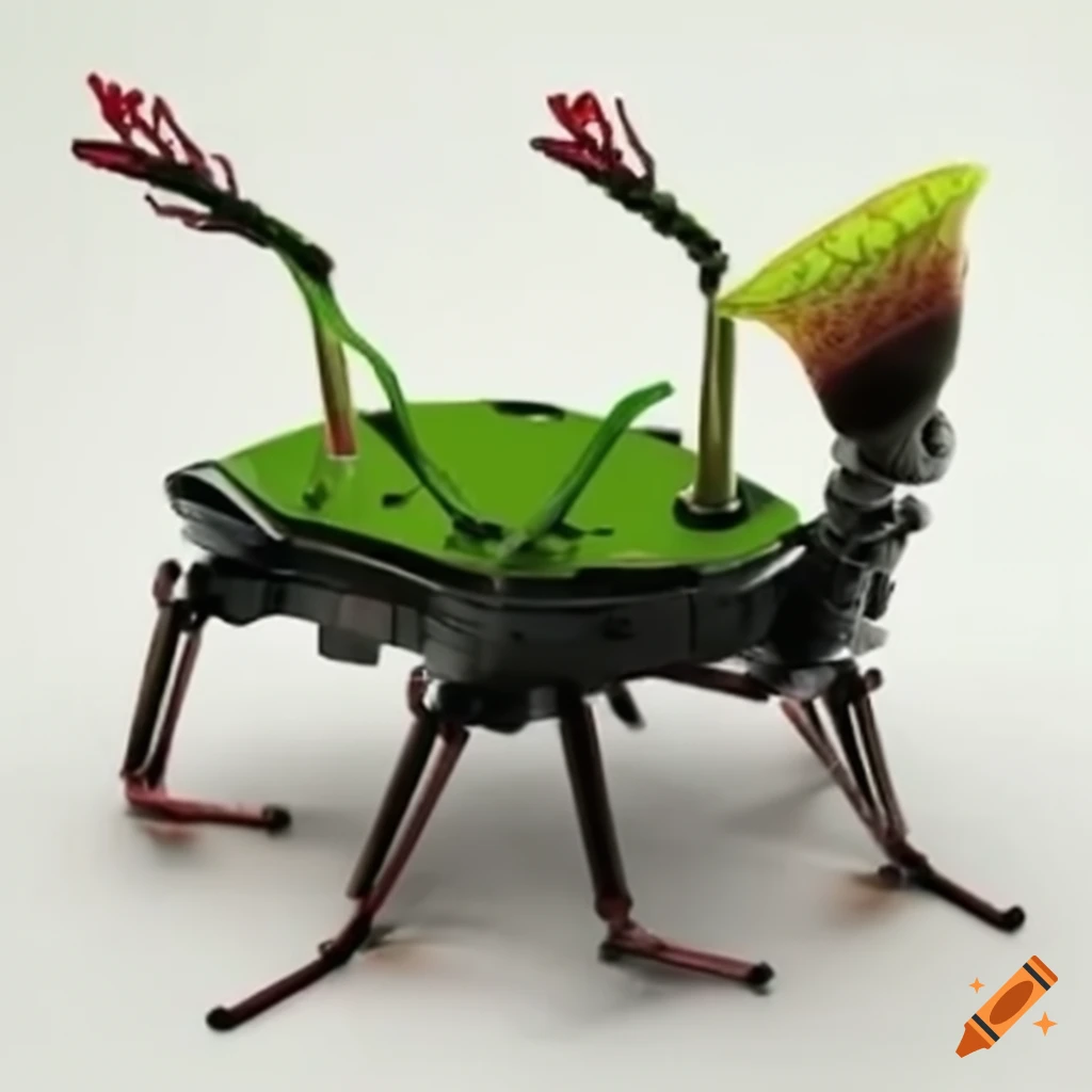 Robotic carnivorous plant design on Craiyon