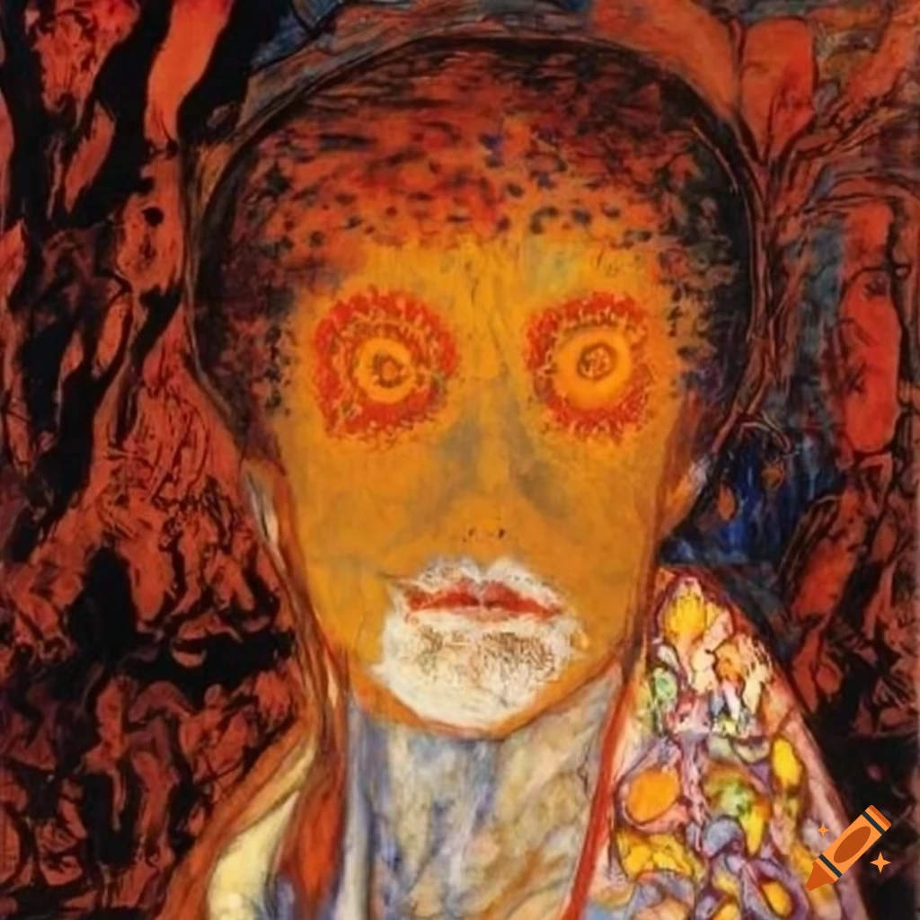 Subtle portrait in abstract art style on Craiyon