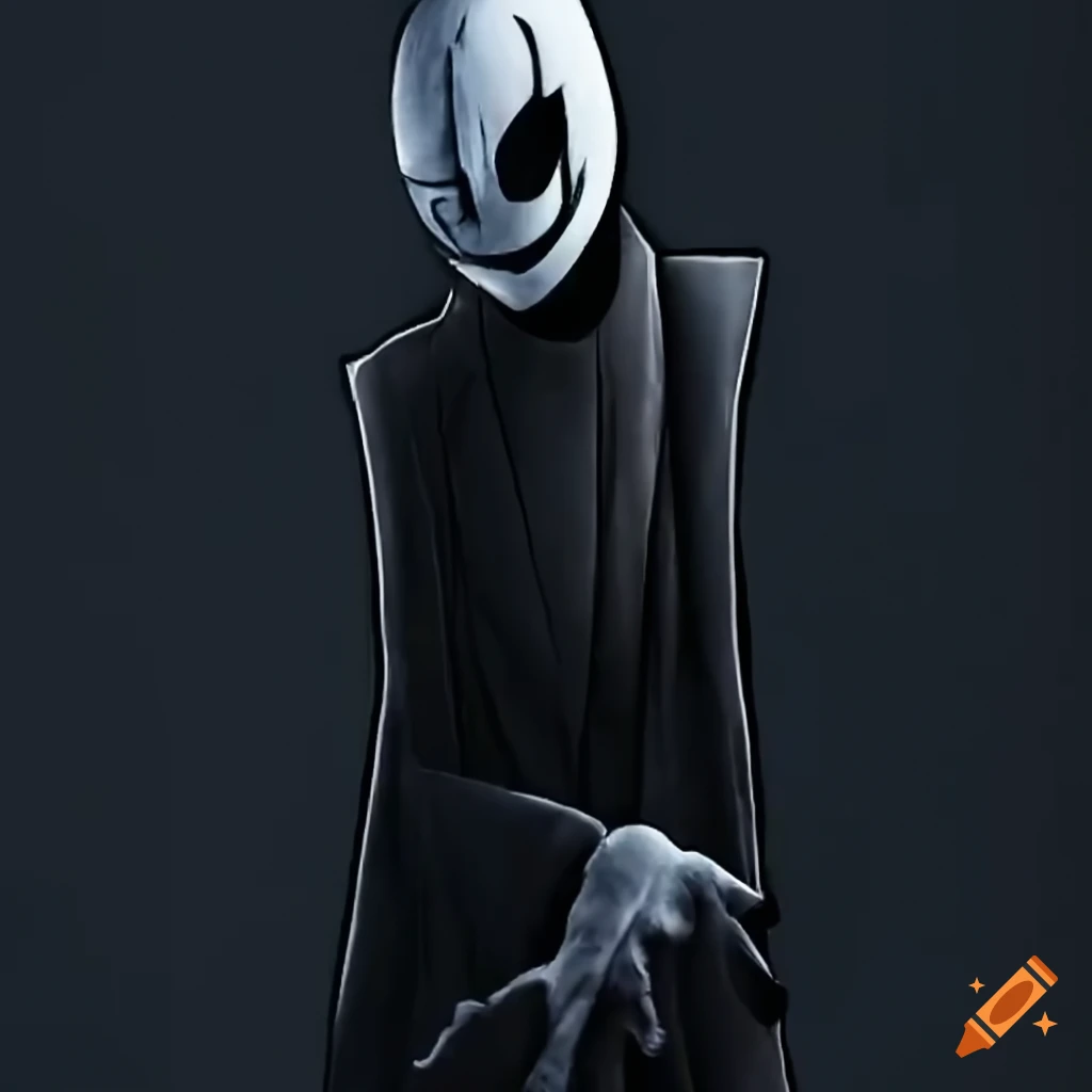 W. d. gaster undertale character on Craiyon