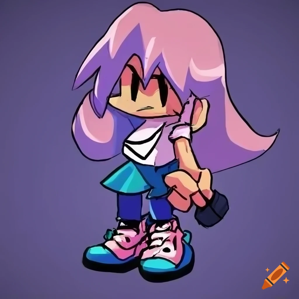 Character design inspired by friday night funkin' game