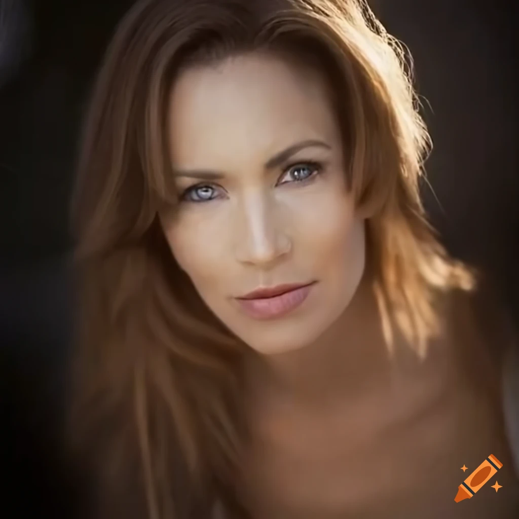 Portrait of darya folsom, kron4 anchor on Craiyon