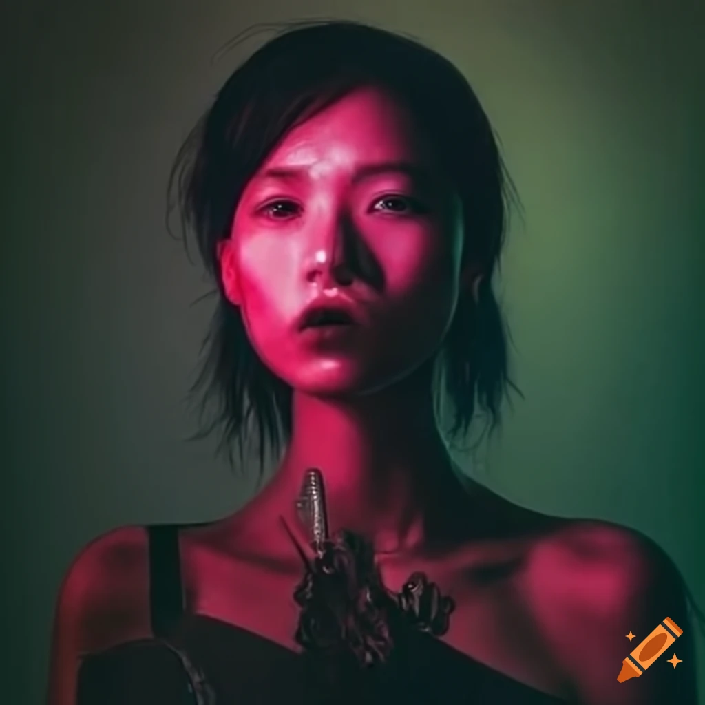 Eclectic album cover art for "ja! nein!" by thai oase on Craiyon