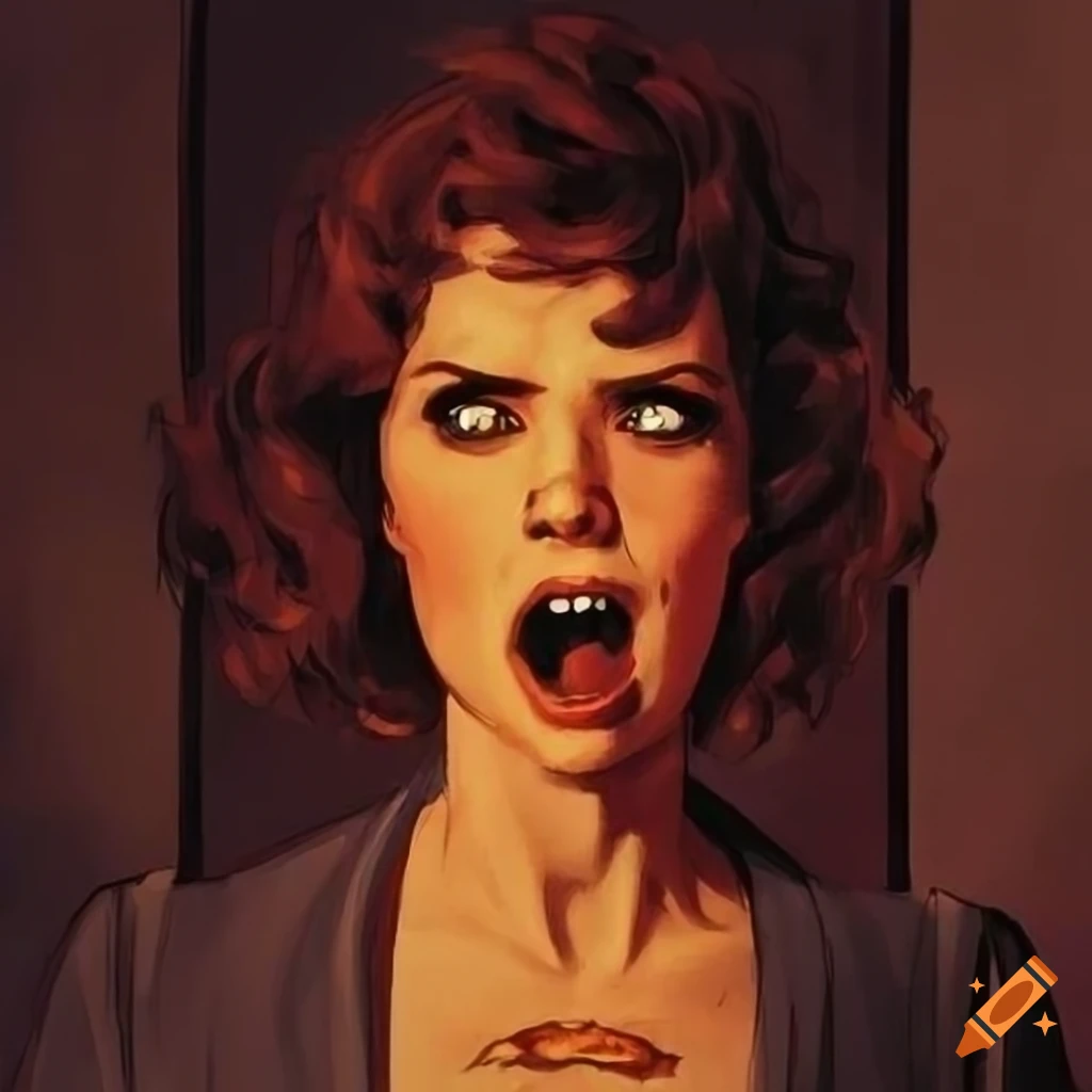 Dana scully eating a car on Craiyon