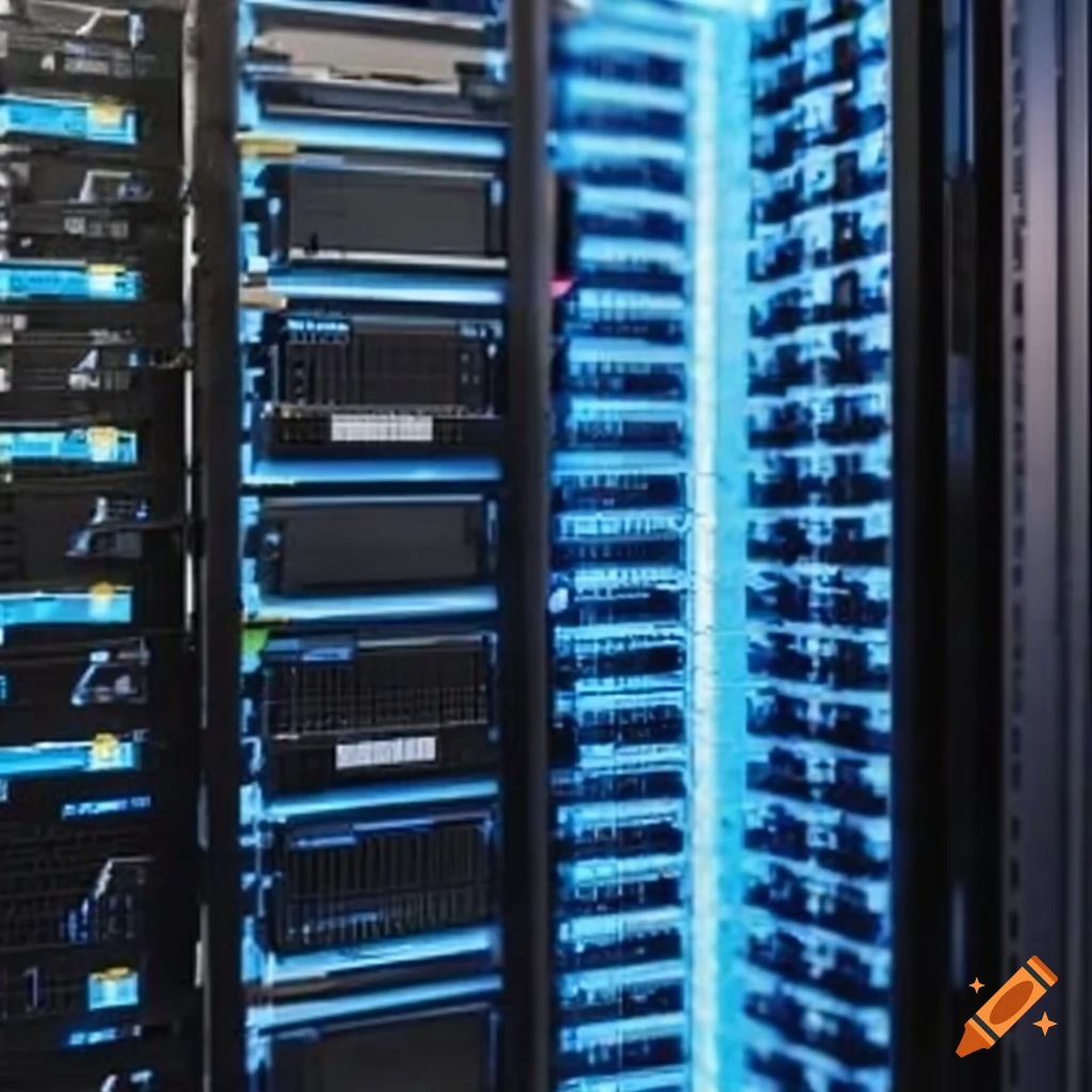 Illustration of server storage locations