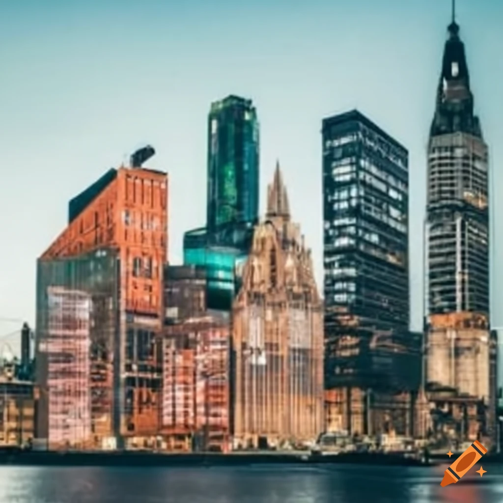 Urban cityscape on Craiyon