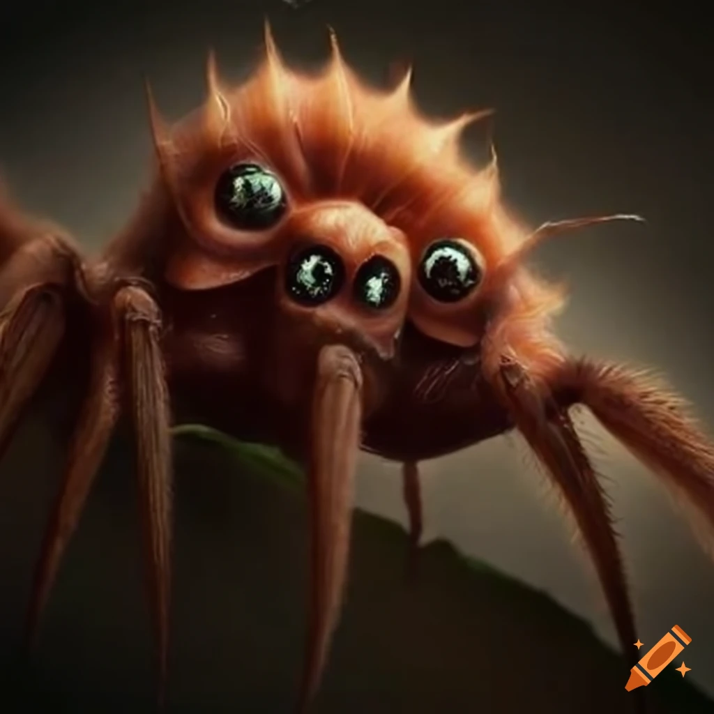 Image of a sleepy spider-like horse creature