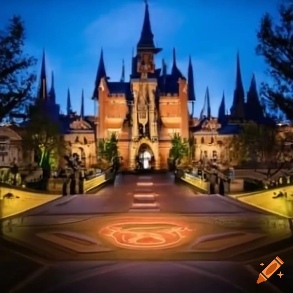 Disney-themed university on Craiyon