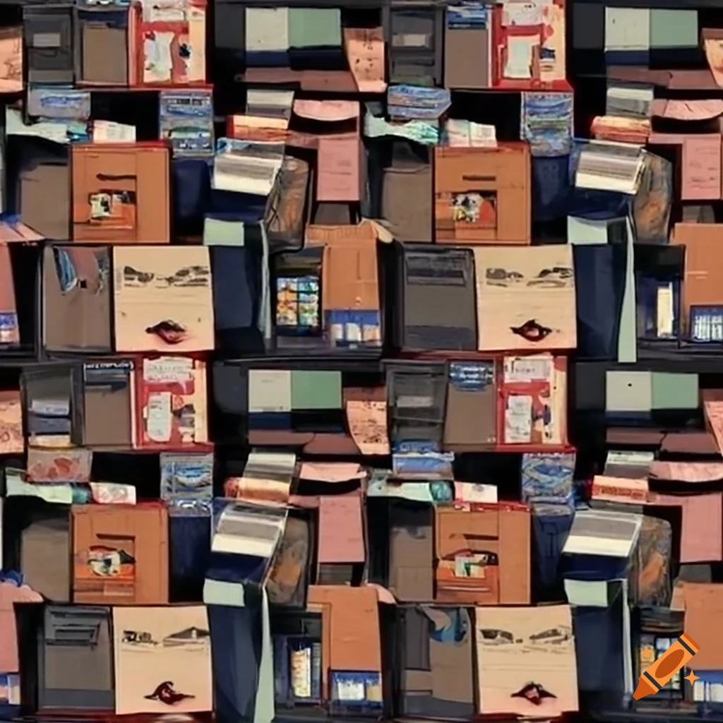 Costco wholesale abstract camouflage pattern on Craiyon