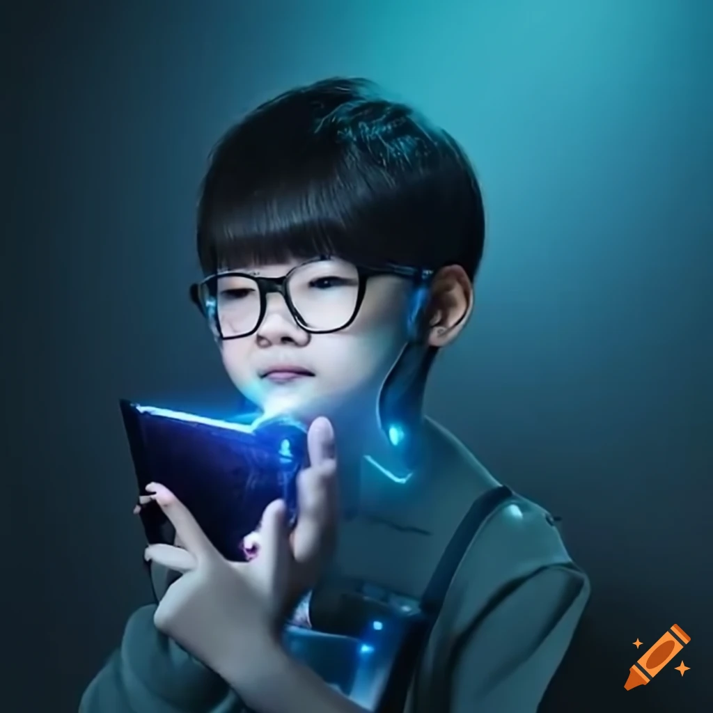 Young japanese prodigy excelling in technology on Craiyon