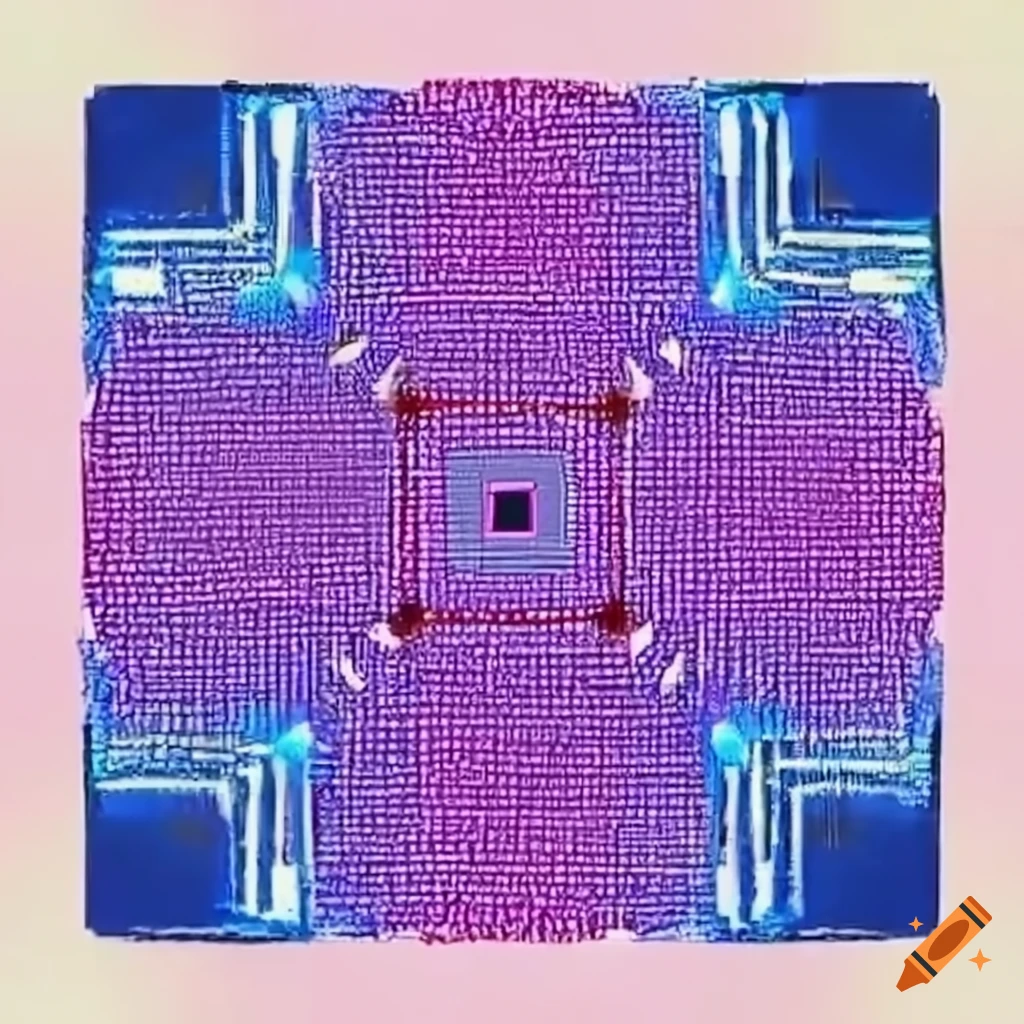 Concept art of constructing virtual realms on Craiyon