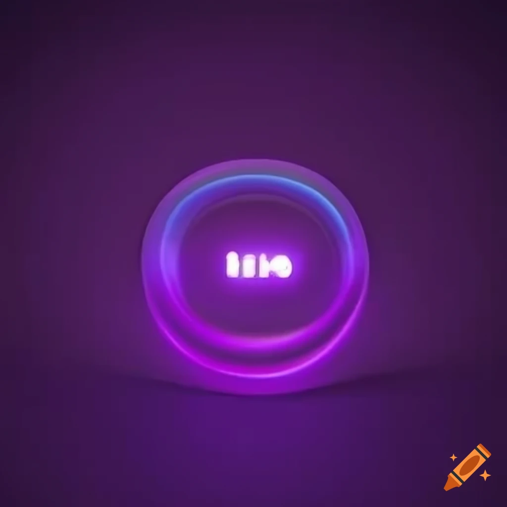 Light purple virtual reality logo on Craiyon