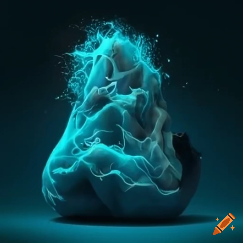 Conceptual image of powerful element on Craiyon