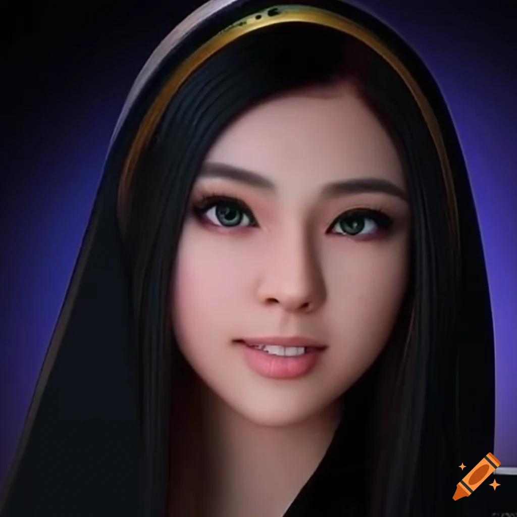 Hyper-realistic portrait art on Craiyon