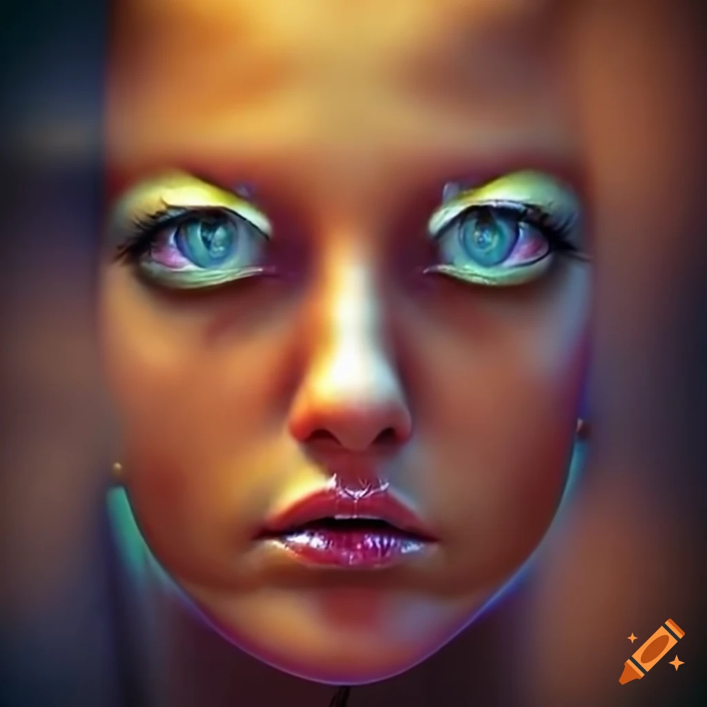 Hyper realistic closeup of a mountain on Craiyon