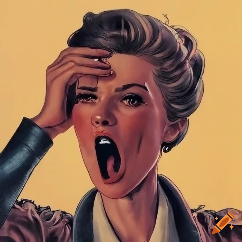 Villainess character from Noir graphic novel by Norman Rockwell on Craiyon