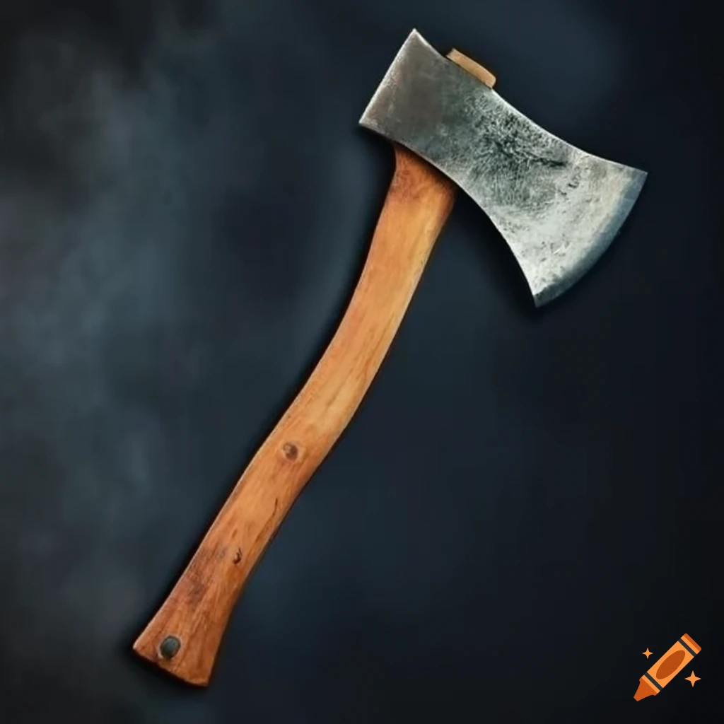 Illustration of a two-handed axe