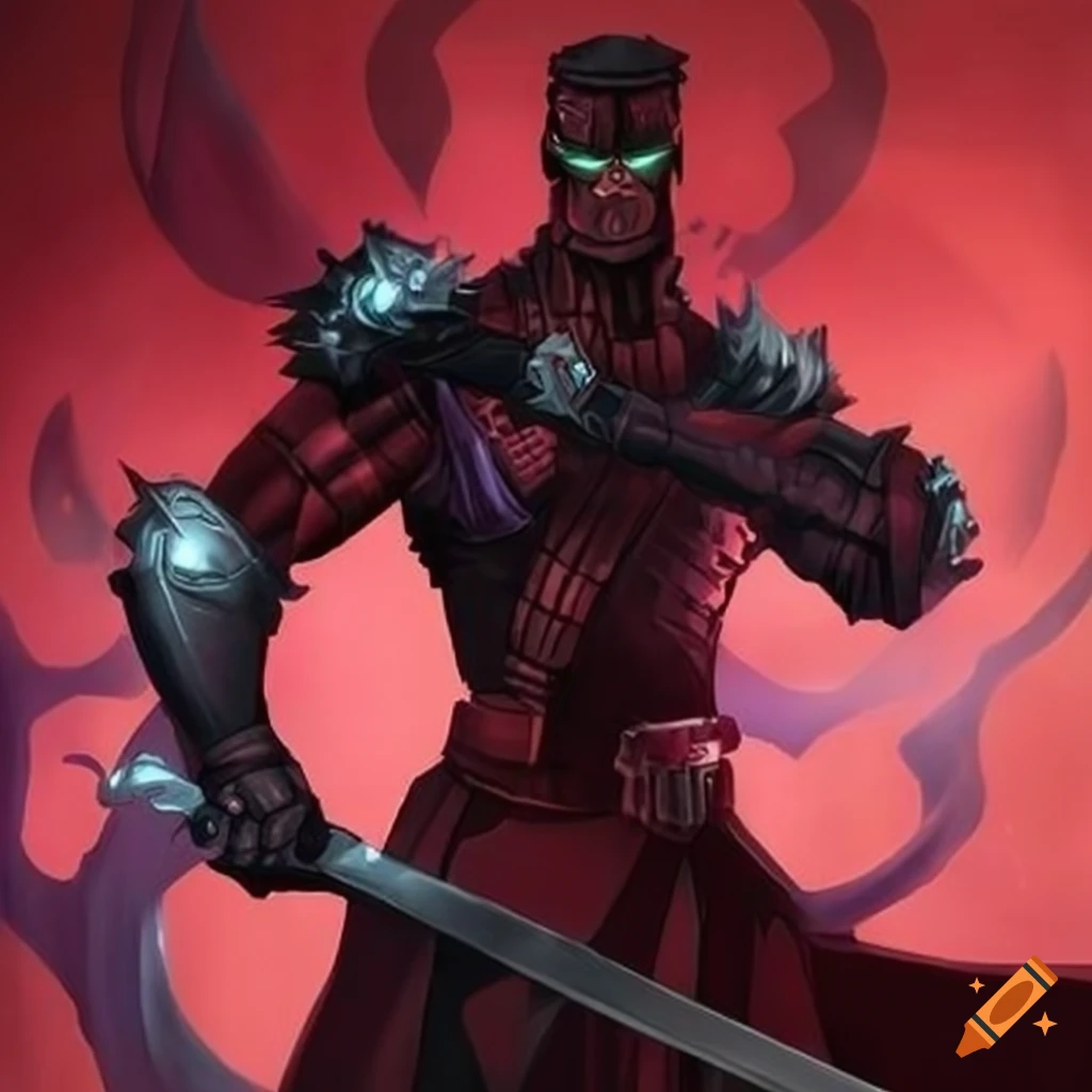 Artwork of nanami as black imperial praetorian guard with sword