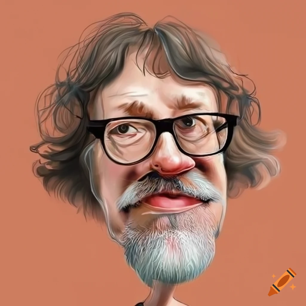 Caricature of Guido van Rossum on Craiyon