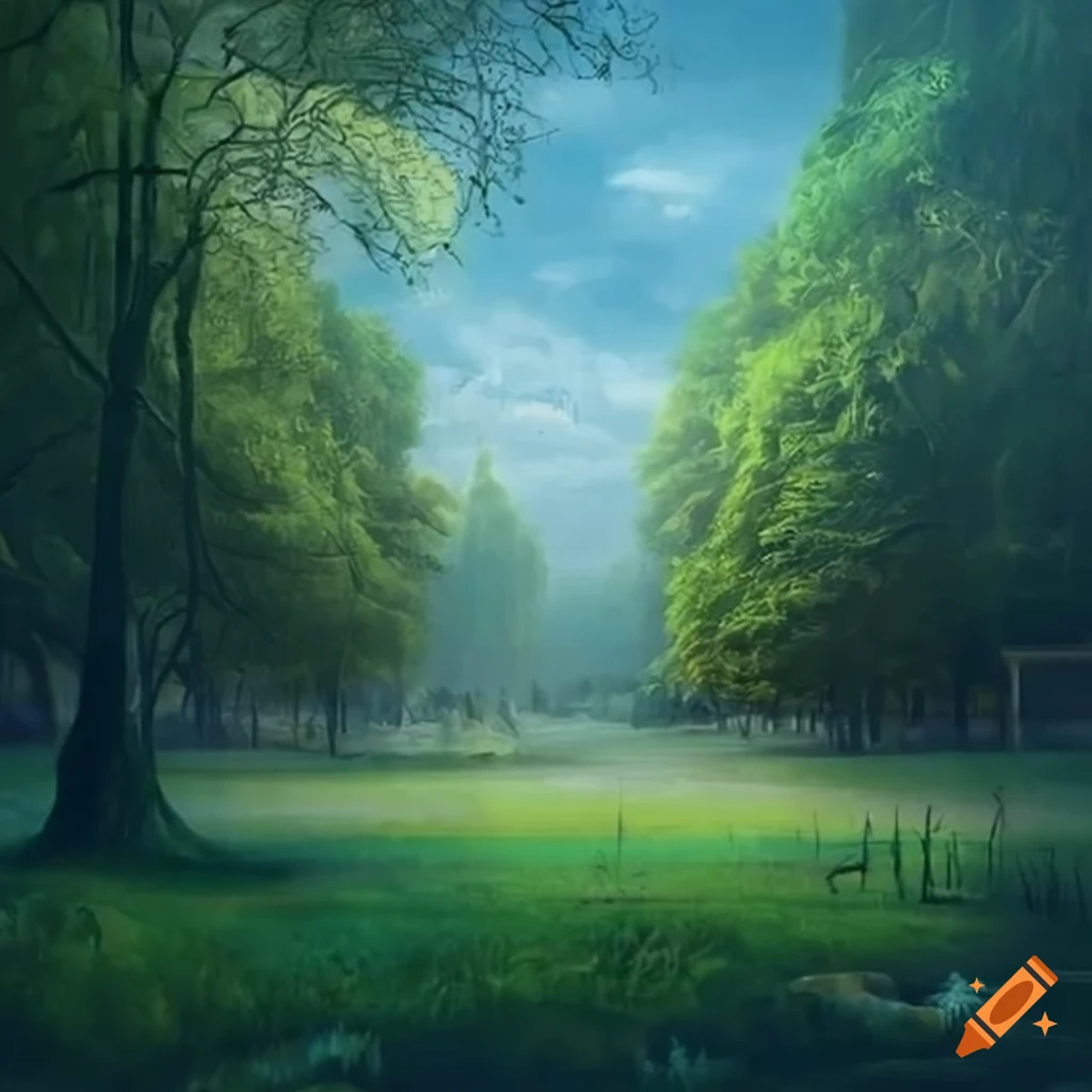 Hyper realistic artwork of nature reclaiming the city on Craiyon