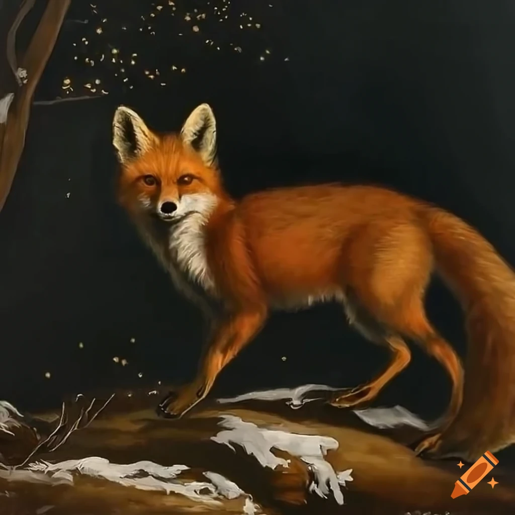 Vos bij zonsopkomst on Craiyon