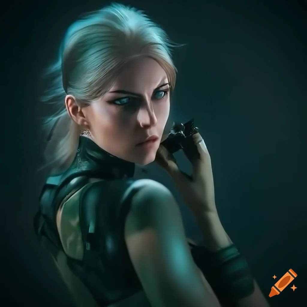 Realistic artwork of Eva from Metal Gear Solid on Craiyon