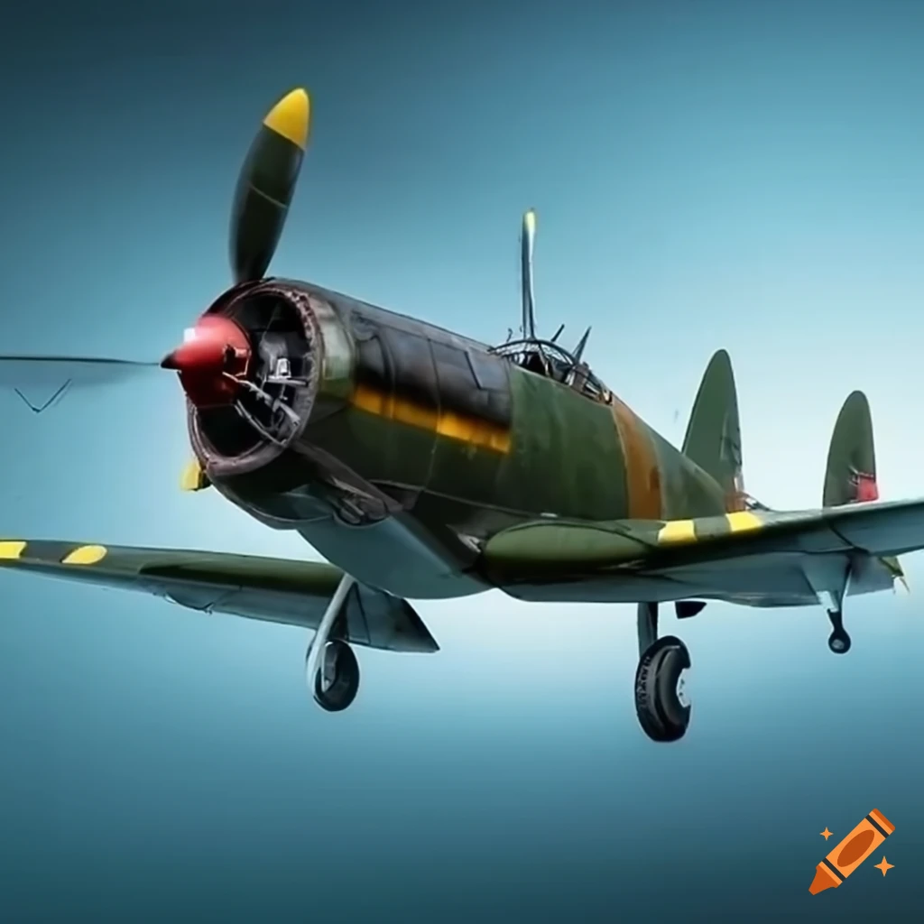 Ww2 fighter plane on Craiyon