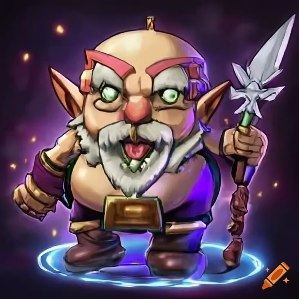 Skylander elf character on Craiyon