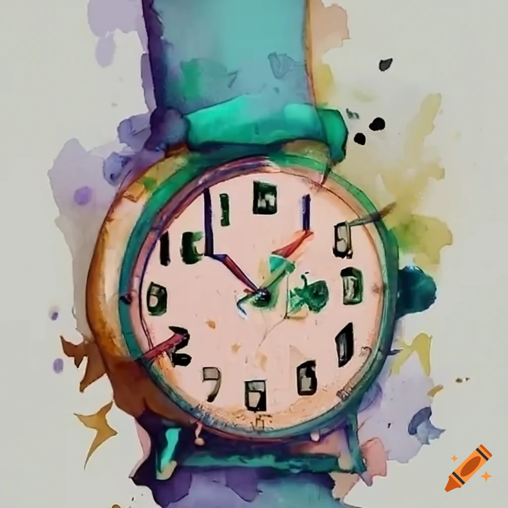 Deformed watch on Craiyon