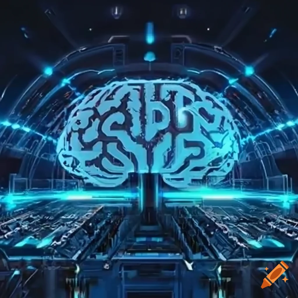 Dynamic image representing the power of artificial intelligence