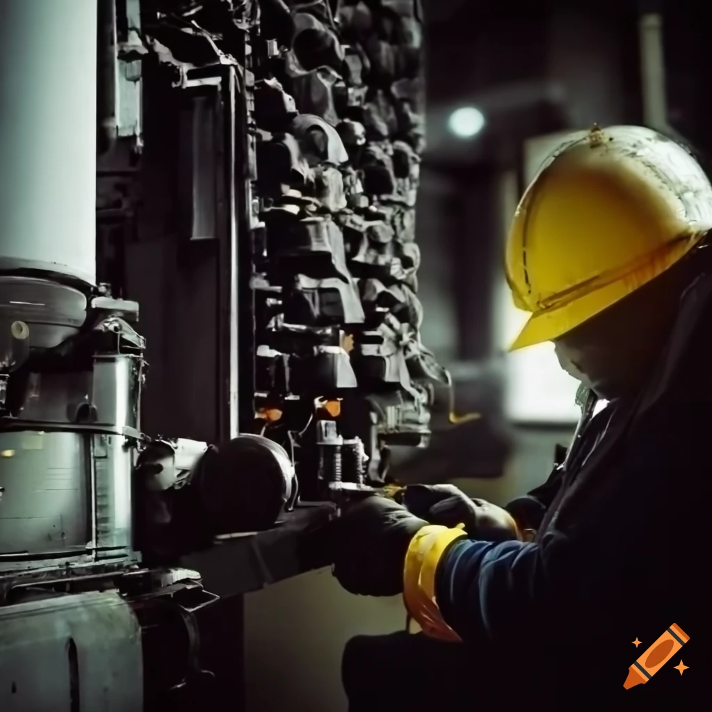 Industrial maintenance concept on Craiyon