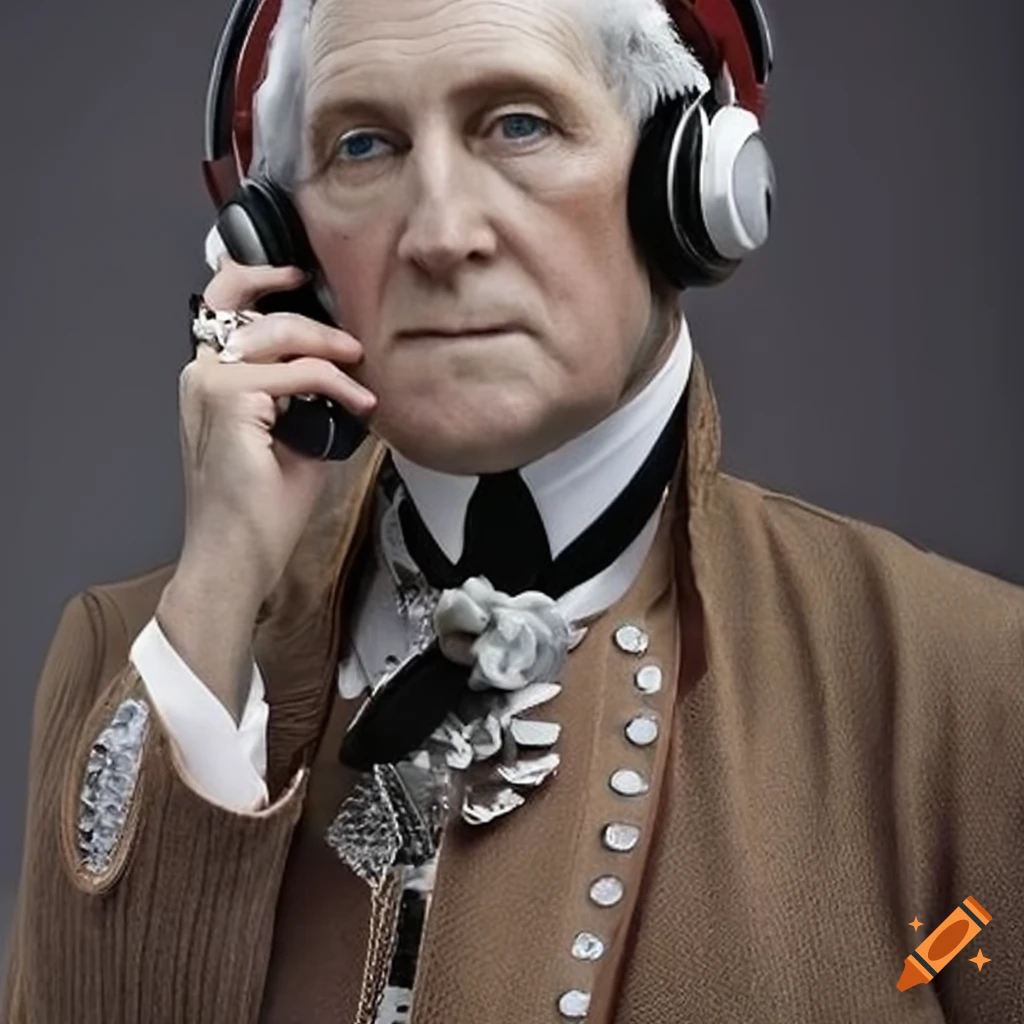 George washington as a dj