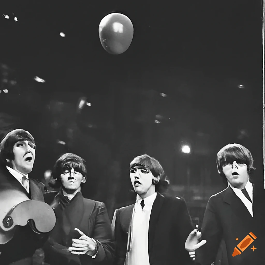 The Beatles Having Fun In Paris And Throwing Tomatoes