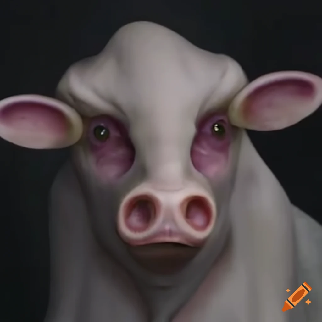 Hyper realistic peppa pig character artwork on Craiyon