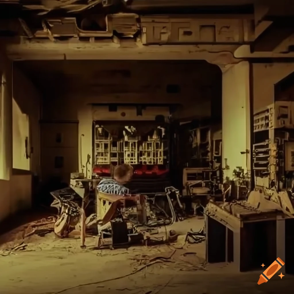 Old travel machine laboratory on Craiyon