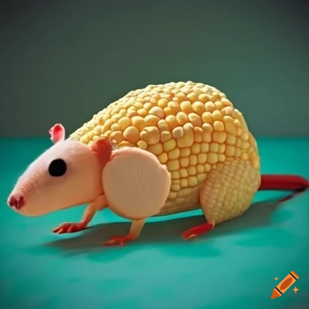 Corn rat sculpture
