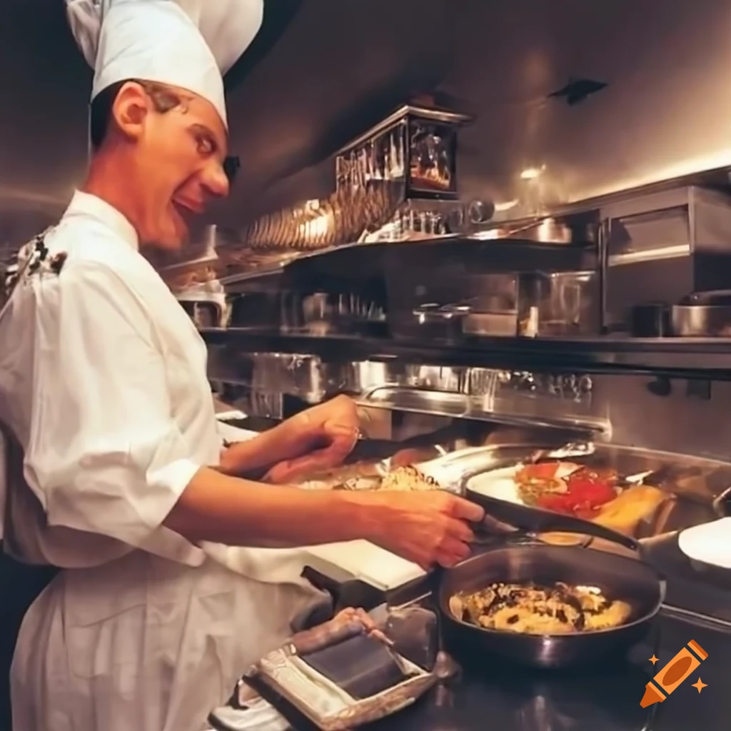 Busy chefs in a turkish restaurant kitchen on Craiyon